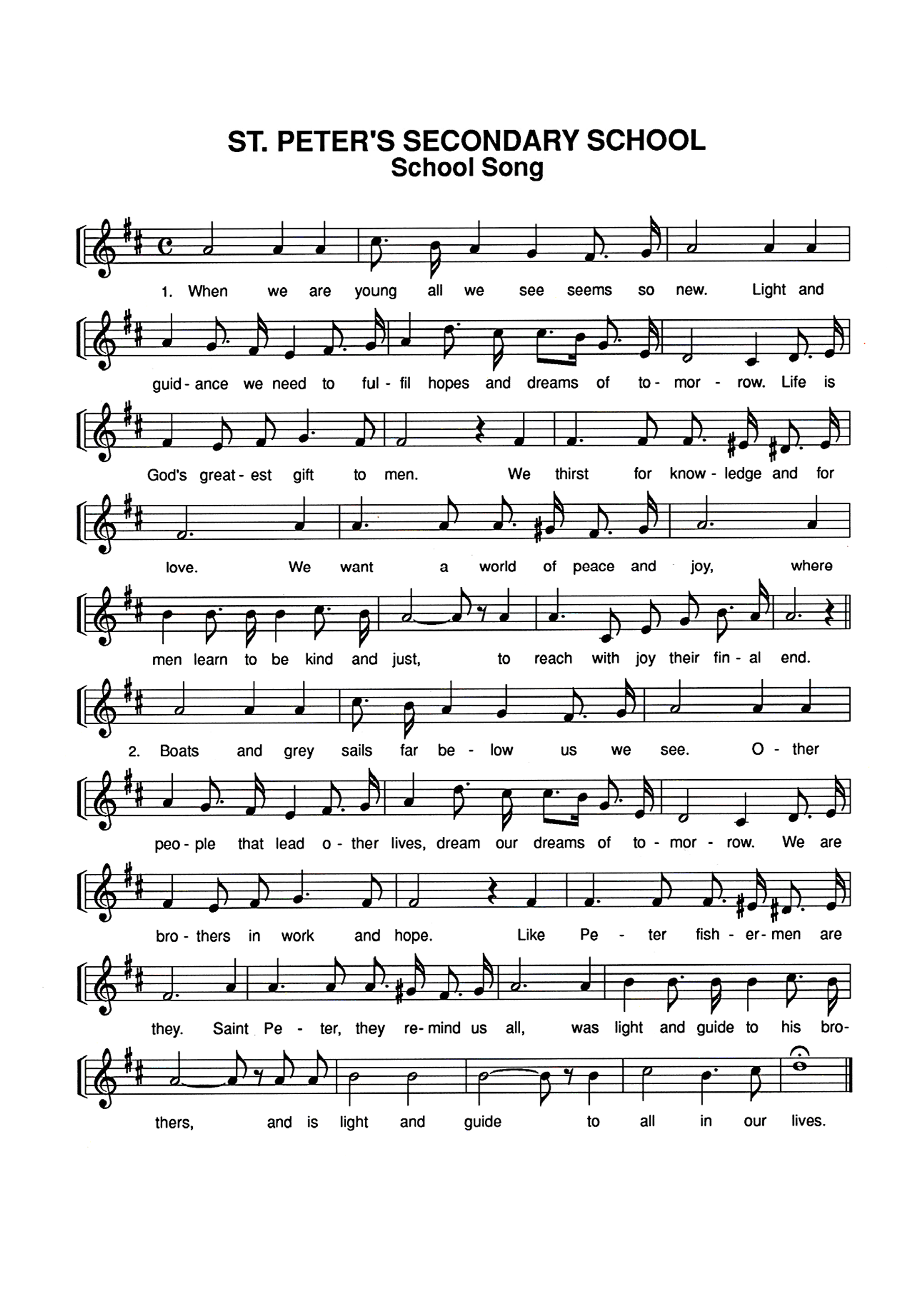 St. Peter's Secondary School